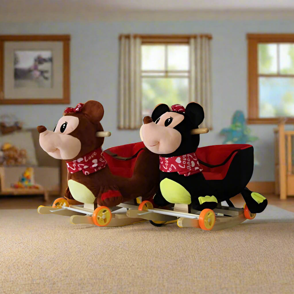 Minnie Mouse Rocking Plush Chair - Order Lgao